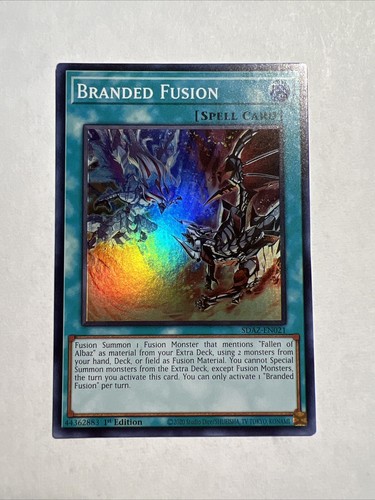 Yugioh Branded Fusion SDAZ-EN021 Super Rare 1st Ed NM | eBay