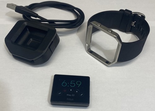 Fitbit Blaze FB502 Fitness Activity Tracker Small Black Band With ...