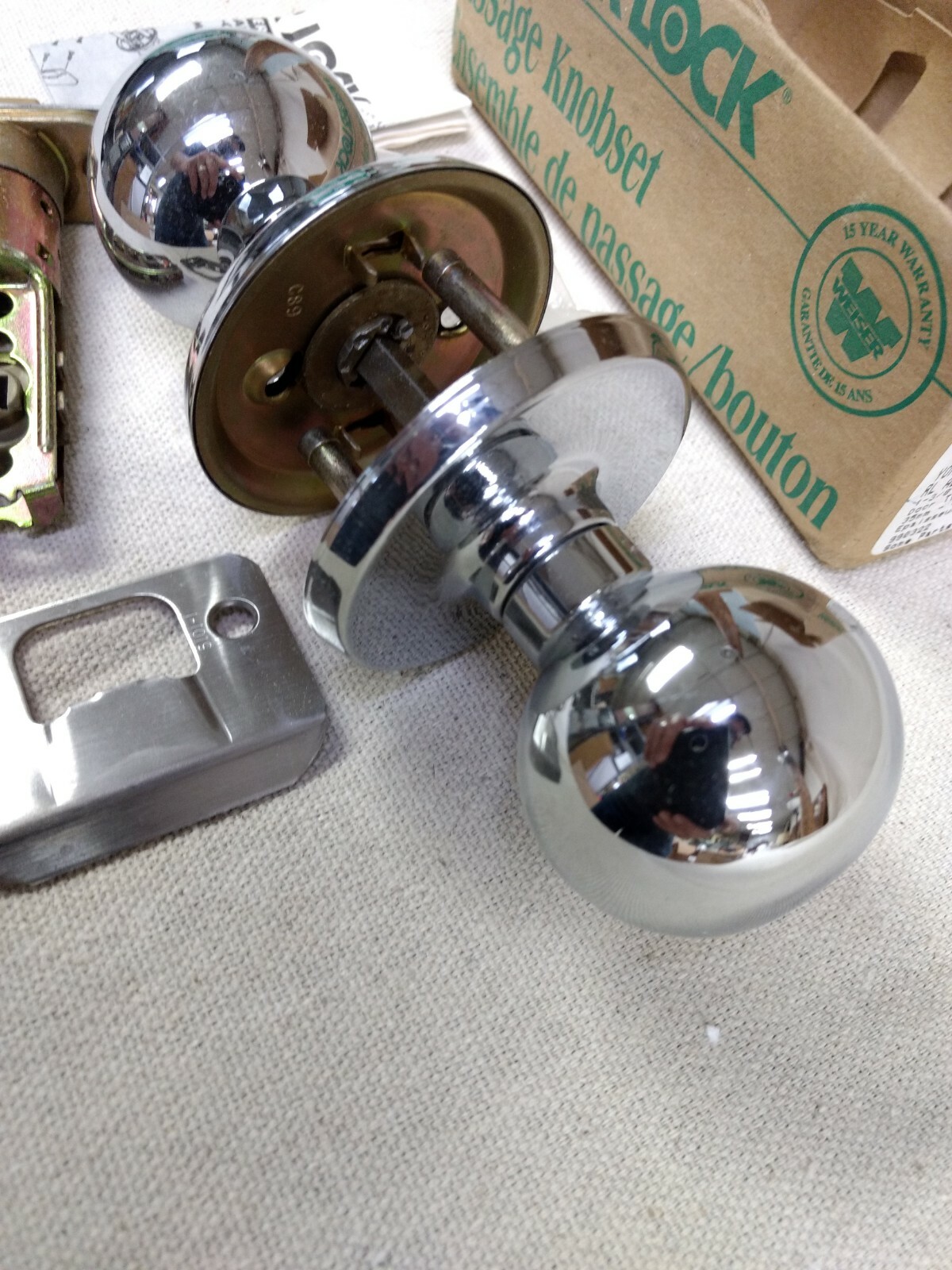 Weiser Lock York RL ADJ 5101 NAC 100 Y 26 BX Knobset | eBay