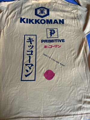 Primitive Skateboarding Kikkoman Soy Sauce Large Long Sleeve T-shirt ...