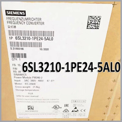 SIEMENS 1PIECE New In Box G120 6SL3210-1PE24-5AL0 6SL3 210-1PE24-5AL0 ...