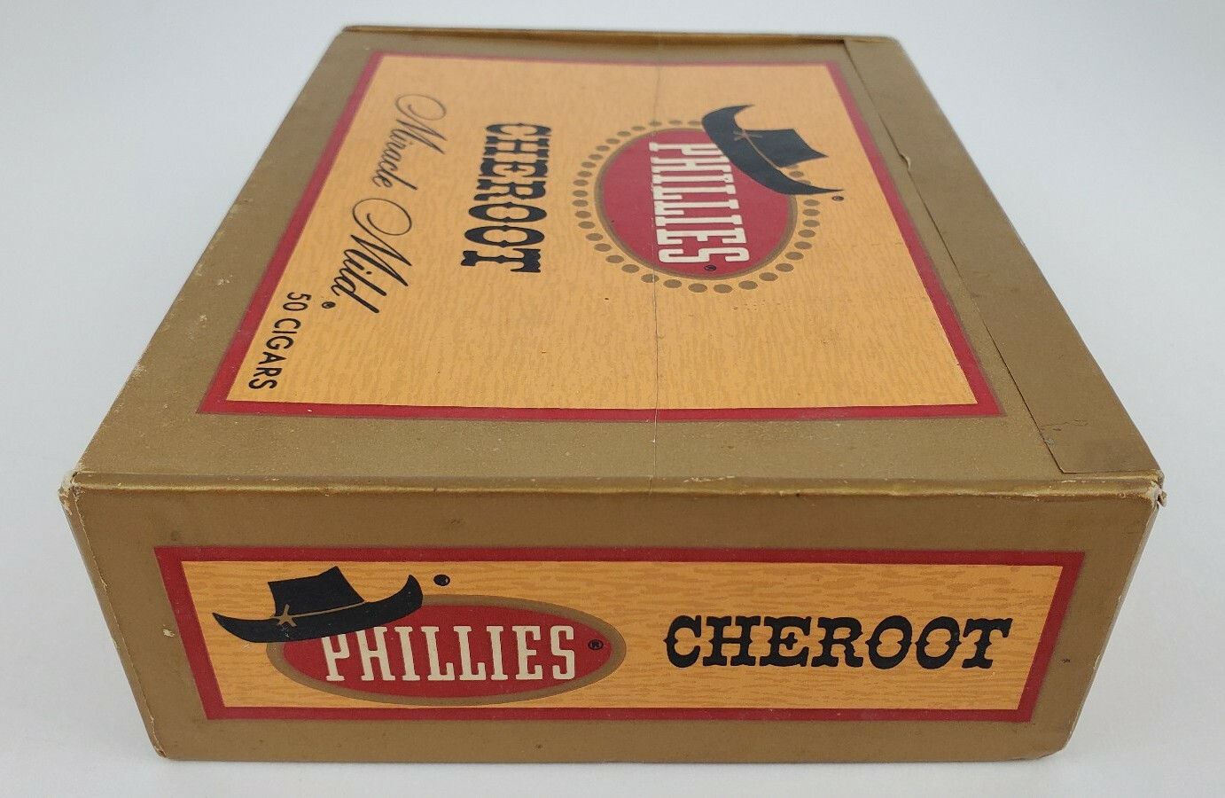 Vtg Phillies Cheroot Miracle Mild Cardboard Cigar Box Bayuk Small ...