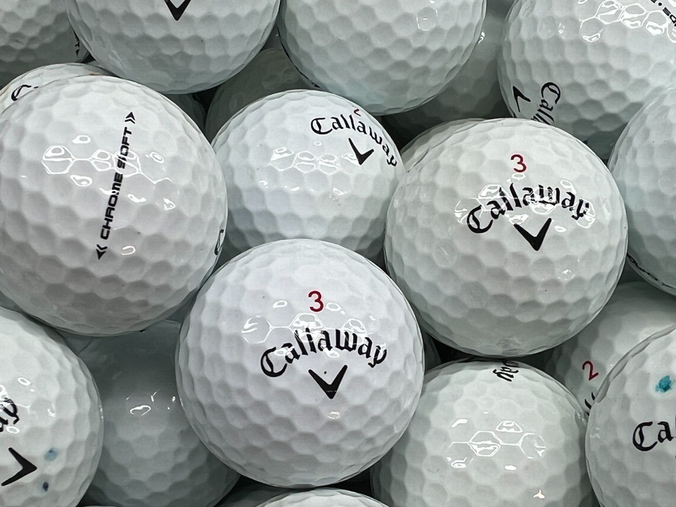 48 Callaway Chrome Soft Mix 4A Used Golf Balls AAAA CS/X/XLS | eBay