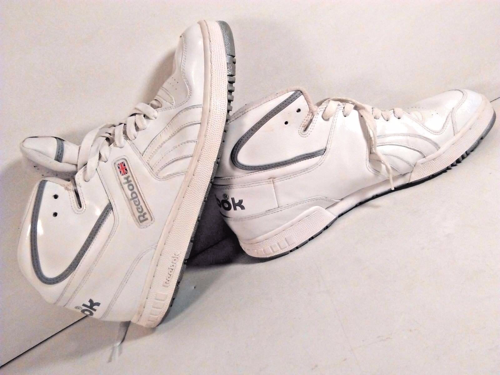 REEBOCK UNION JACK SHOES CLASSIC WHITE ATHLETIC MEN'S SHOES SIZE 11, RB ...