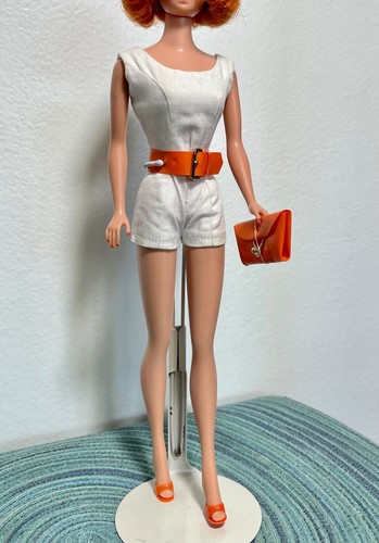 NO DOLL, Pretty Vintage Barbie Pak Scoop Neck Playsuit w/Orange ...