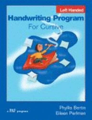 PAF Handwriting Ser.: Paf Handwriting Program for Cursive : Left Hand by Eileen Perlman and ...