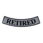 Retired Reflective Bottom Rocker Patch, Motorcycle Rocker Patches | eBay