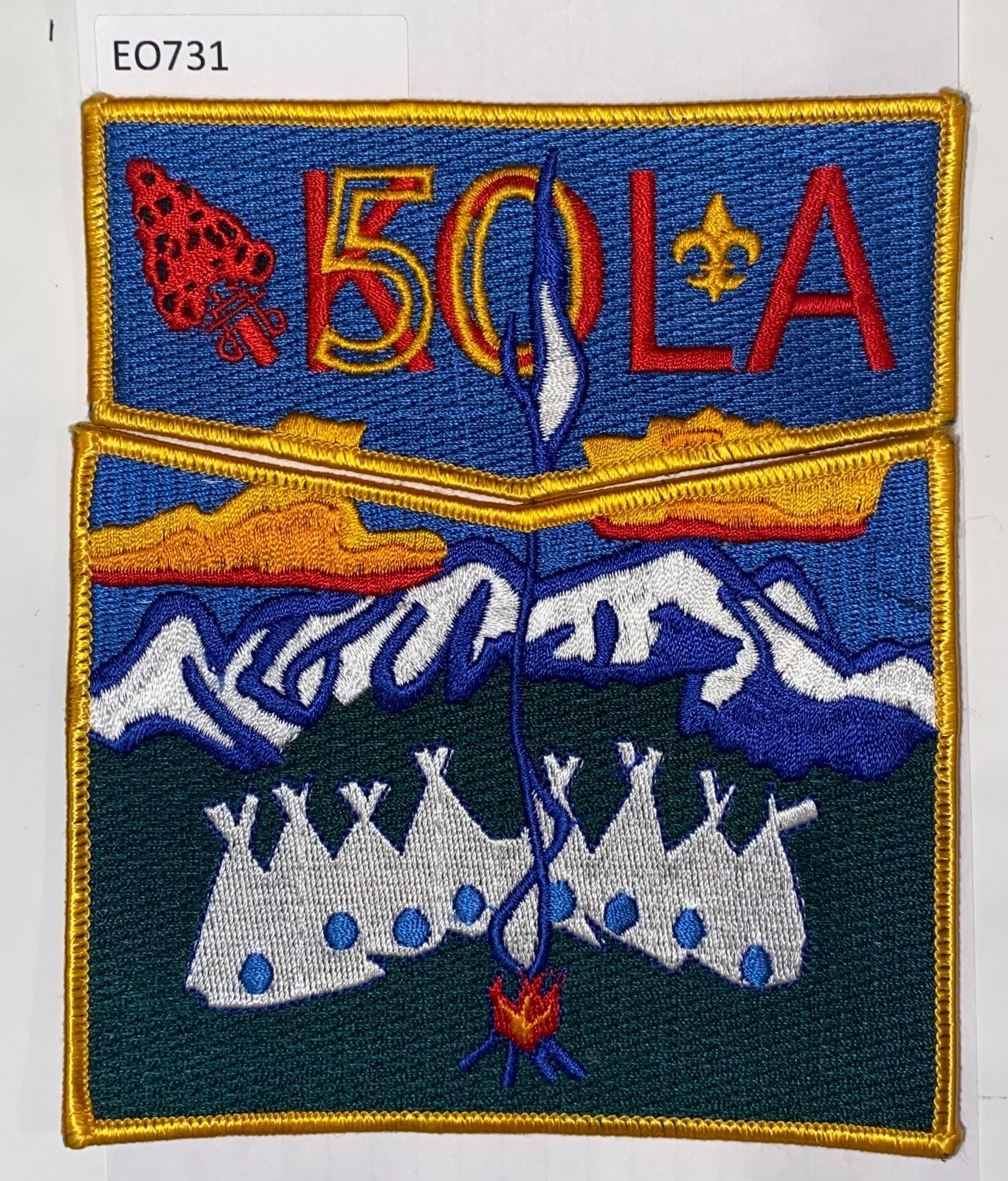 Boy Scout OA Flap Set Kola Lodge 464 50th Anniversary | eBay