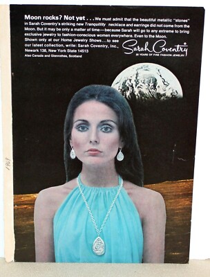 1969 SARAH COVENTRY JEWELRY Tranquility Earrings & Necklace Original ...