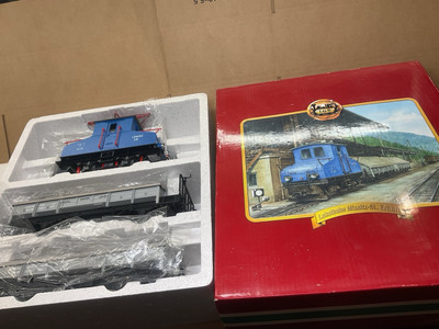 LGB G GAUGE ELECTRIC LOCOMOTIVE STLB TRAIN SET W/ 2 WAGONS 29300 BOXED ...