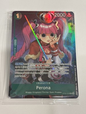 Perona OP09-034 (R) Illustration Volume 4 - PROMO CARD ONE PIECE SEALED ...