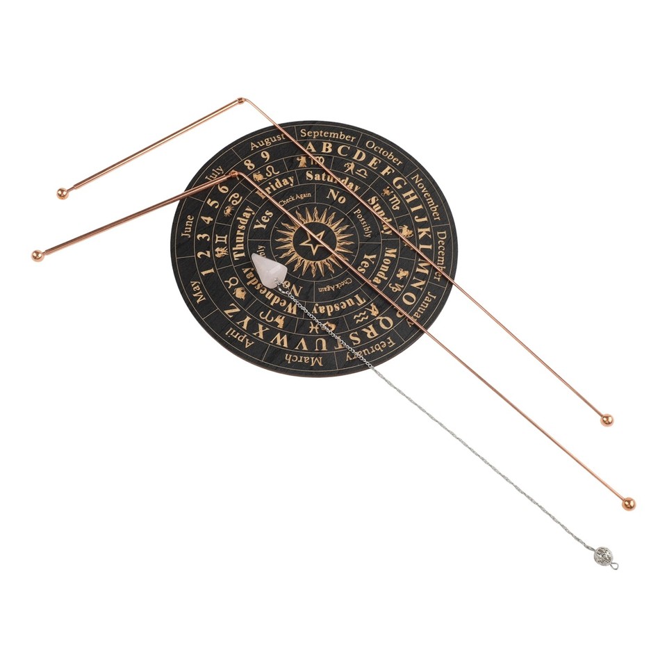 Multi Purpose Dowsing Rods with Pendulum and Mat for Decision Guidance ...