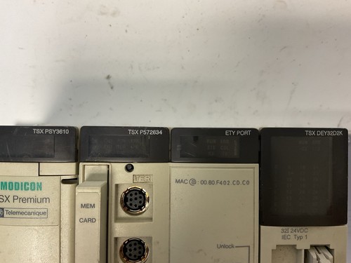 Telemecanique Modicon TSX Premium TSXPSY3610, TSXP572634, ETY PORT ...