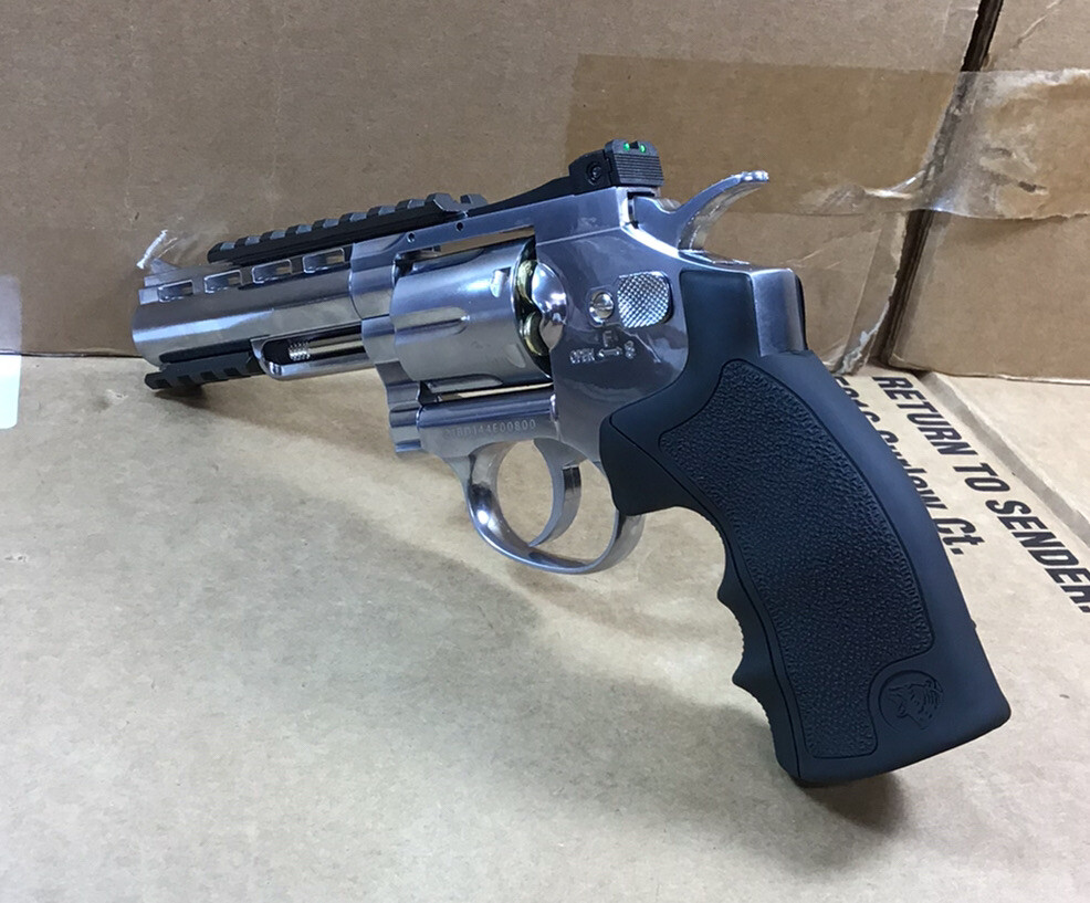 Bear River 4 Inch Chrome BB Exterminator Revolver 410 FPS B1063 | eBay