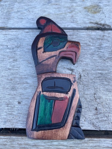 Northwest Coast First Nations T-Bird Carving Signed | eBay
