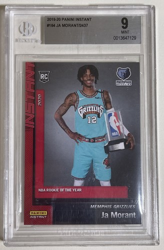 2019-20 Panini Instant NBA of the Year /2437 Ja Morant #184 BGS 9 MINT ...