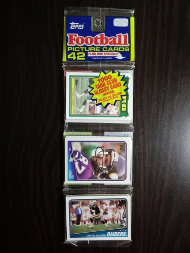 1988 Topps Football Rack Pack Bo Jackson Team Rookie On Top | eBay
