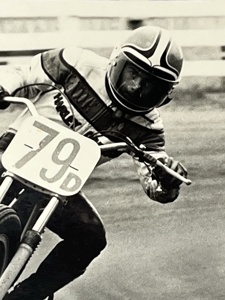 Vintage Harley-Davidson Racing Picture Robison HD Dealership XR-750 AMF ...