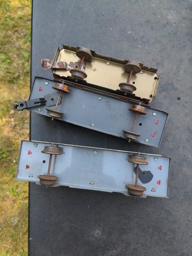 Lot Of 3 Vintage Marx | Monon | Tinplate Caboose | 31055 And 2 #3855 ...