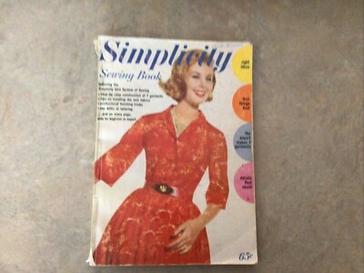 Vintage 1962 Simplicity Sewing Book, Paperback Sewing Instruction Book ...