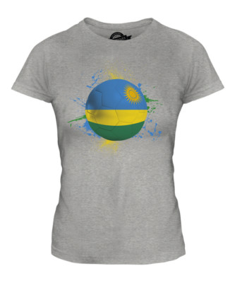 RWANDA FOOTBALL LADIES T-SHIRT TEE TOP GIFT WORLD CUP SPORT | eBay