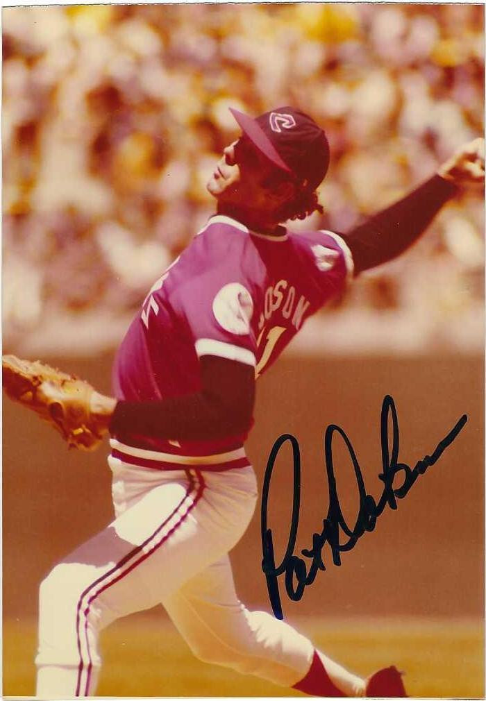 PAT DOBSON PHOTO 4x6 AUTOGRAPHED SIGNED CLEVELAND INDIANS DECEASED | eBay