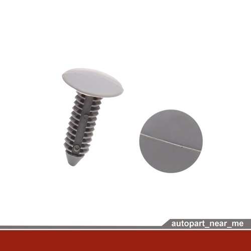 Gray Plastic 7mm Hole Car Door Panel Retainer Clips Rivet Fastener ...