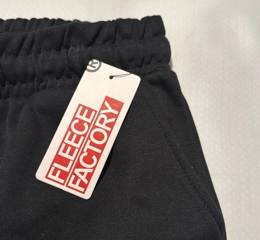 Black Fleece Shorts Mens Medium Fleece Factory | eBay