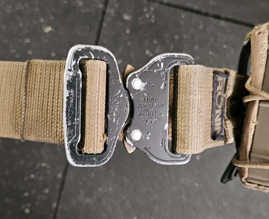 Ronin Tactics Belt W/ HSGI TACO Pistol Pouches And Padded Inner Coyote ...
