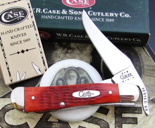 Case XX Russlock Knife 2002 Jigged Dark Redbone RARE SFO MIB Original ...
