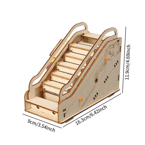 DIY Science Project Model Escalator Model 3D Wooden Puzzle for Adults ...
