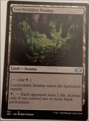 Leechridden Swamp #137 | Jumpstart 2022 J22 | MTG | Same day ship! | eBay