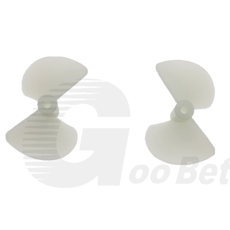 Nylon 26mm RC Schiffsschraube Propeller Prop 2-Blatt CCW CW für 2mm ...