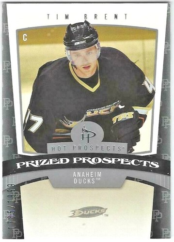 2006-07 Hot Prospects #190 Tim Brent RC /1999! *PWE* | eBay