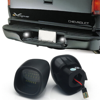 2pcs LED License Plate Light For Chevrolet Blazer S10 Pickup GMC Jimmy ...