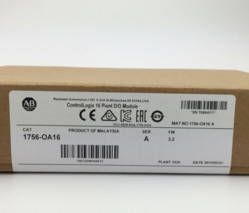 NEW Allen Bradley 1756-OA16 SER A ControlLogix 16 Point D/O Module AB ...