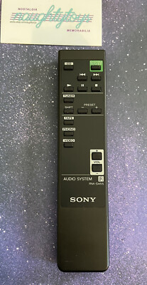 Original Sony RM-S455 Remote Control for MHC-450 Mini Hifi Component ...