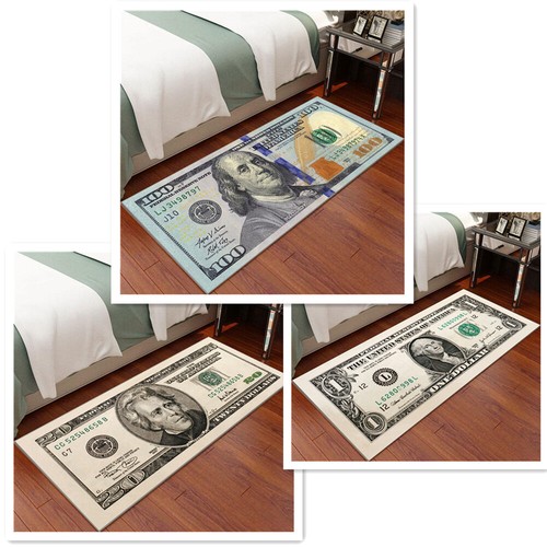 Dollar Carpet Money Rugs Dollar Bill Runner Area Rug For Bedroom Carpet ...