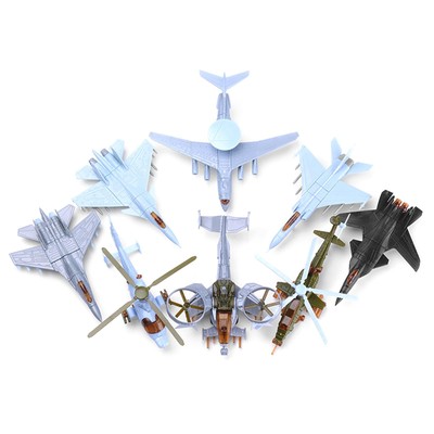 4D Fighter Aircraft J-11 Z-10 Z-9 Military Plane Model Scene ...
