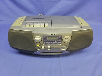 Sony CFD-V17 AM/FM Radio CD Cassette Recorder Boombox Mega Bass Fully ...