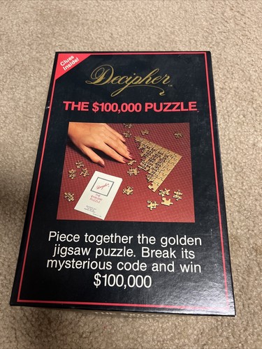 Decipher The $100000 Puzzle | eBay