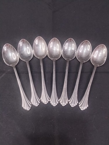 7 Teaspoons Oneida BANCROFT Stainless USA 6" | eBay