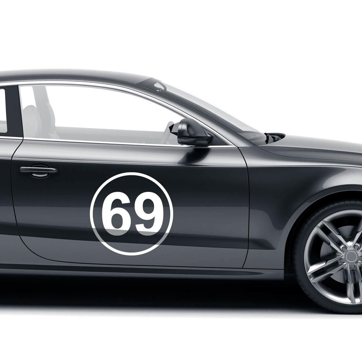 2x Startnummer Oldtimer Auto Motorrad Boot Go-Kart Modellbau Nummer ...