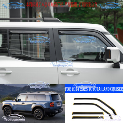 For Toyota Land Cruiser 2024 2025 Embedded Window Visor Sun Rain Vent ...