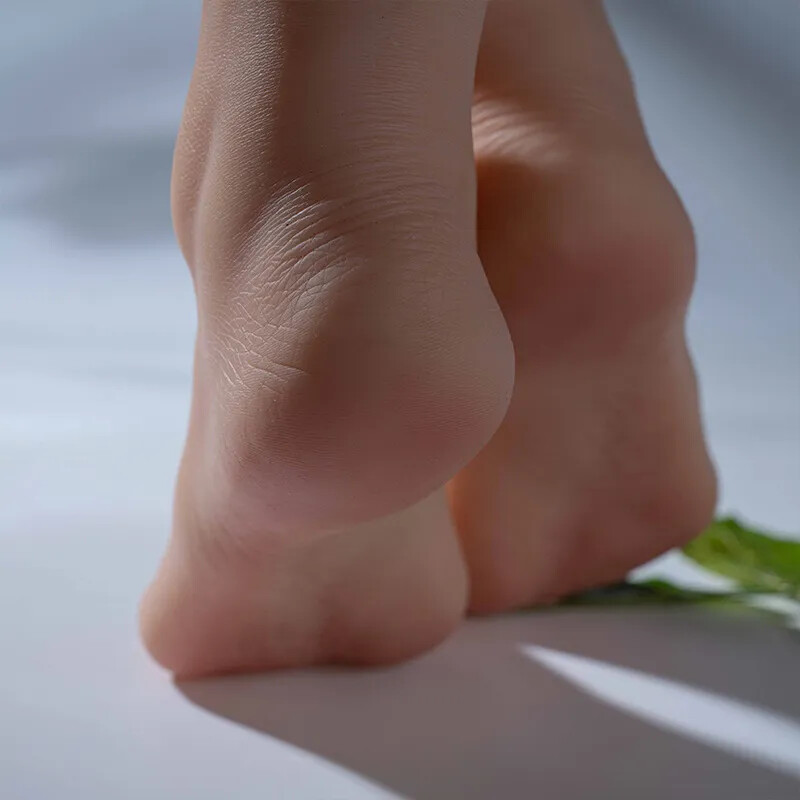 Silicone Foot Model Simulation Female Mannequin Feet Nail Art Manicure ...