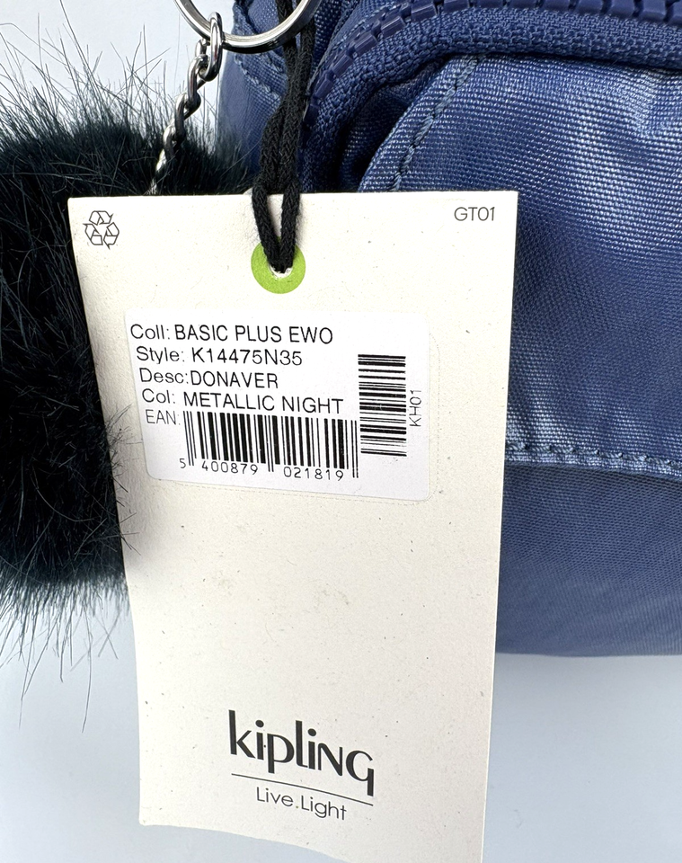 Kipling 'Donaver' Shoulder/Crossbody Bag - Metallic Night - New With ...