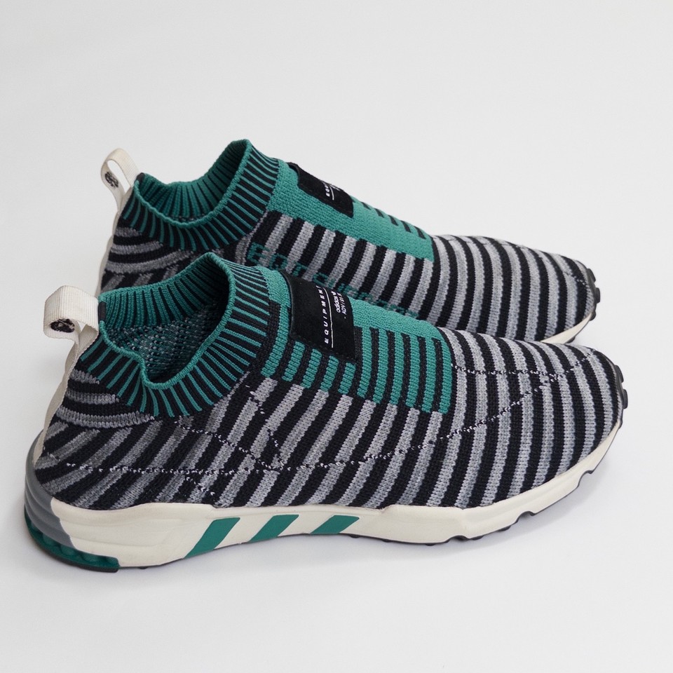 Adidas EQT Support ADV Primeknit B37522 Men’s 9 Sub Green Black White ...