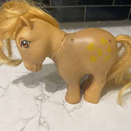 VTG My Little Pony G1 Butterscotch 1982 Original MLP Butterflies Flat ...