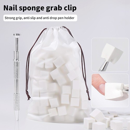 20/50Pcs Beancurd Cube Gradient Nails Sponges Nail Gel Patting Dyeing ...