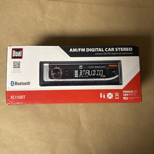 Dual XD18BT Smart Control 200 W In-Dash Digital Media Receiver BT 🔥NEW🔥 ...